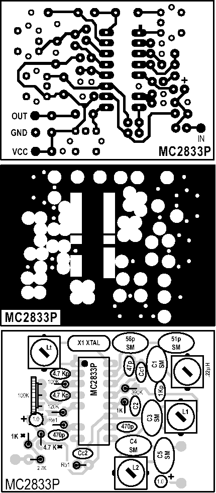 Передатчик на микросхеме Motorola MC2833 - Передатчики - Радиопередача ...